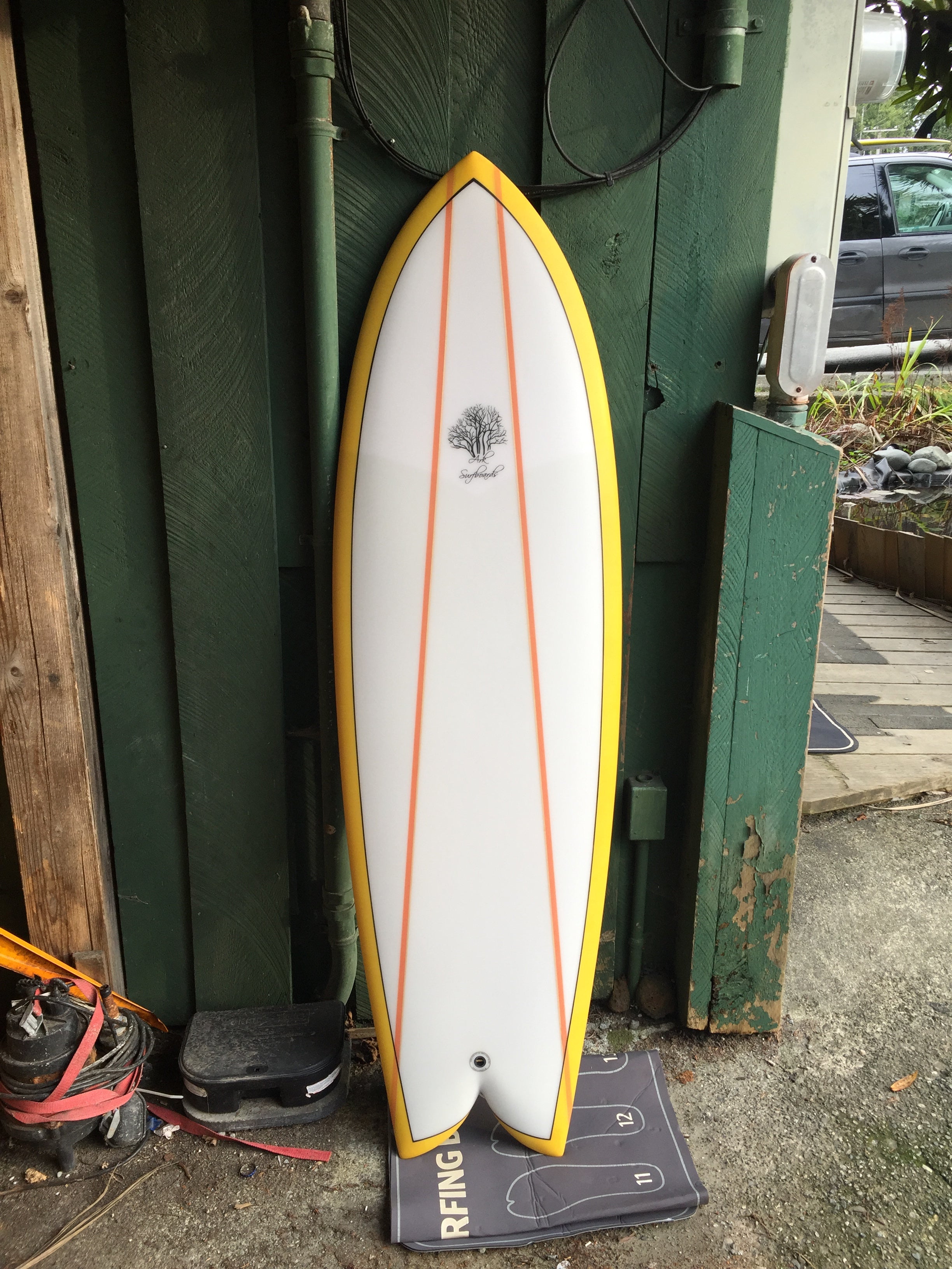Fresh Foam - The 'Evil Twinny' by Ark Surfboards – Long Beach Surf Shop ...
